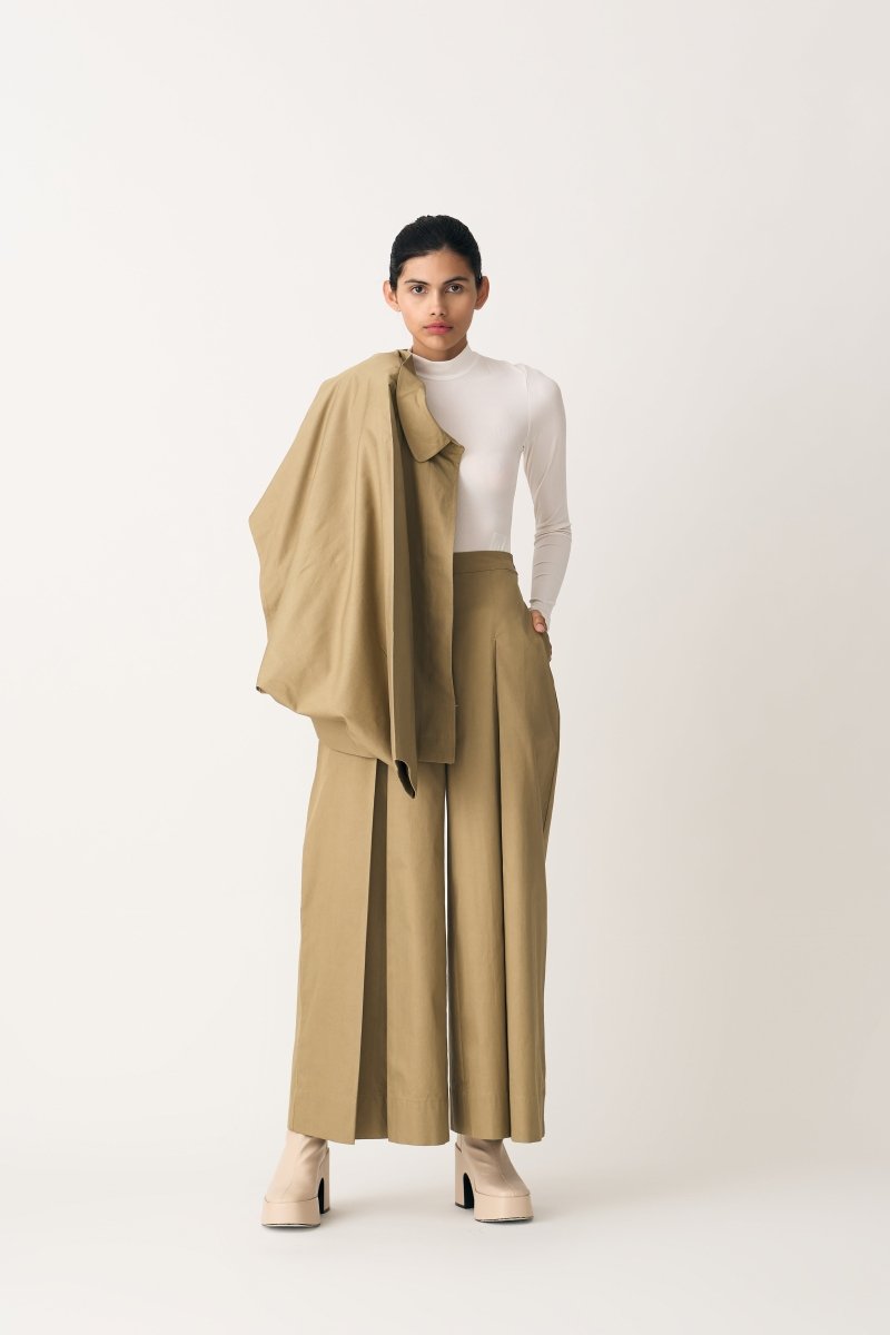 Inverted Box Pleat Bottom | Long Sleeve Blazer – Three Clothing