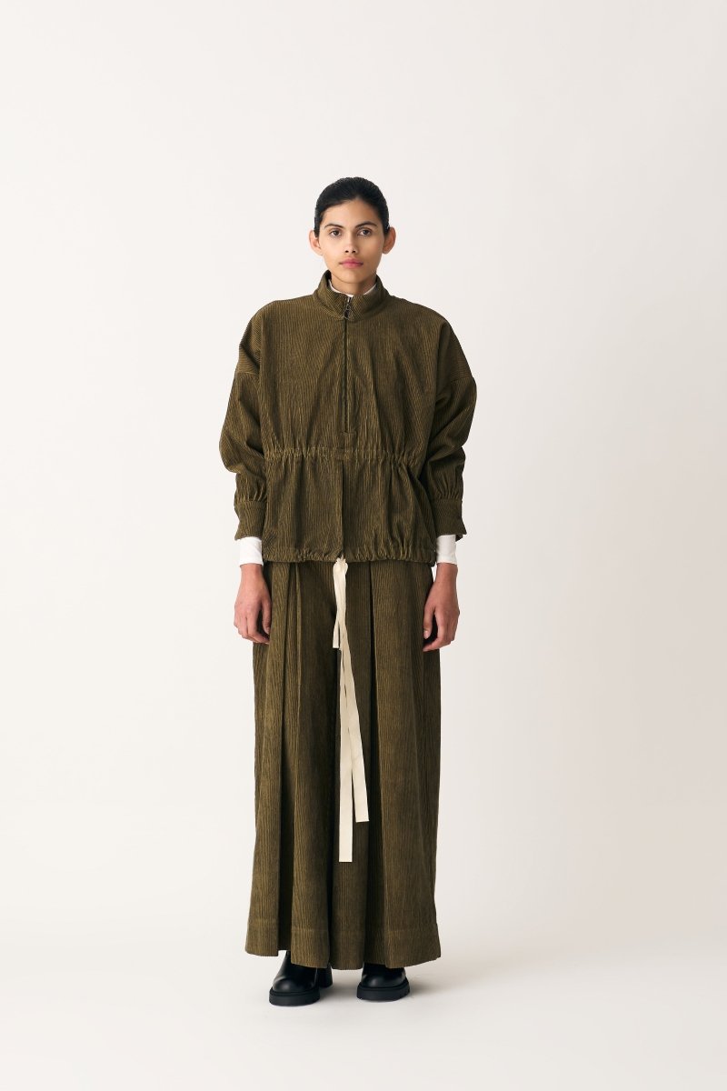 Inverted Box Pleat Bottom | Bell Bottom Trouser For Women – Three Clothing