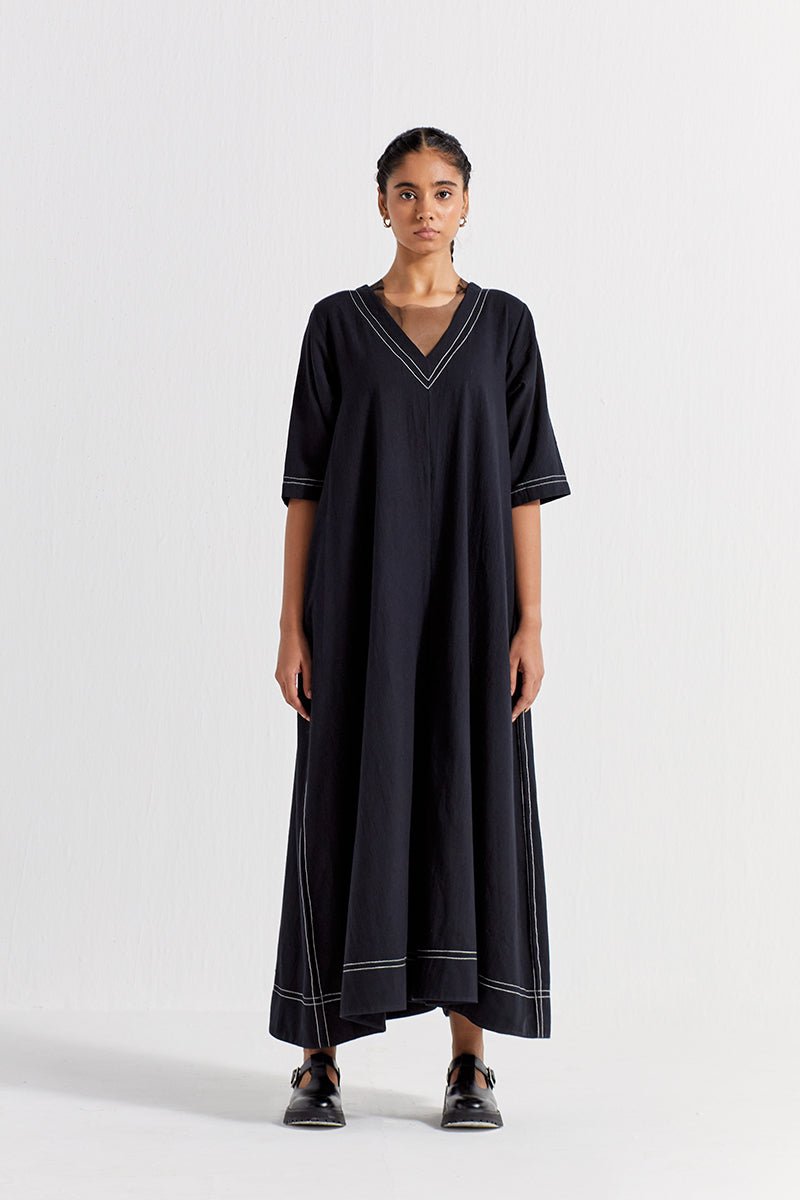 Net Slip Jumpsuit | Summer Black Jumpsuit Collection | Wear Three – Three